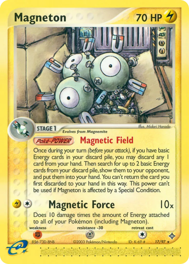 Magneton (Dragon 17 TCG) - WikiDex, la enciclopedia Pokémon