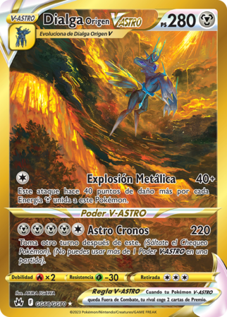 Dialga Origen V-ASTRO (Resplandor Astral TCG) - WikiDex, la ...
