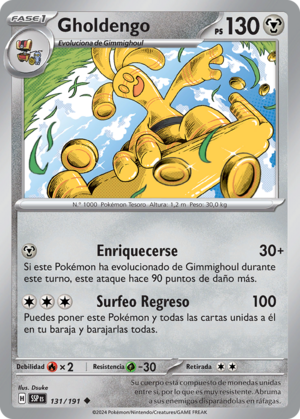 Gimmighoul (Chispas Fulgurantes TCG) - WikiDex, la enciclopedia Pokémon