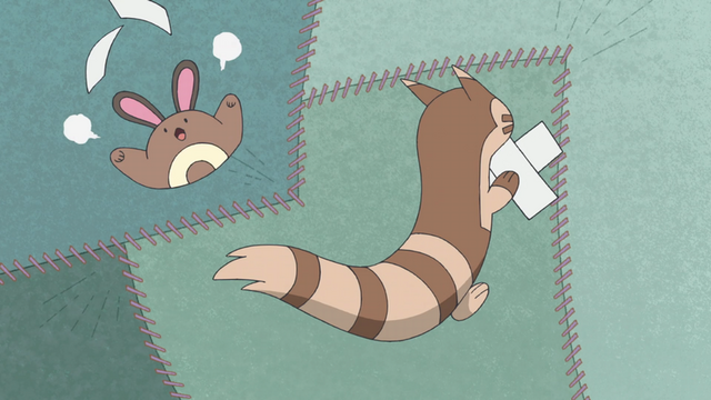 Archivo:EP1241 Sentret y Furret.png - WikiDex, la enciclopedia Pokémon