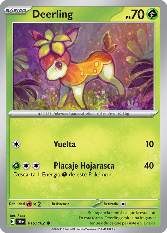 Deerling (Fuerzas Temporales TCG) - WikiDex, la enciclopedia Pokémon