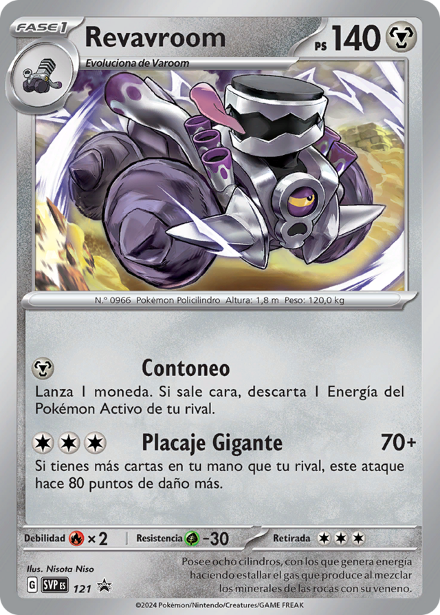 Revavroom (SV Promo 121 TCG) - WikiDex, la enciclopedia Pokémon
