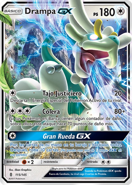 Drampa-GX (Albor de Guardianes TCG) - WikiDex, la enciclopedia Pokémon
