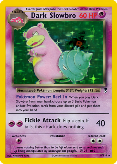 Dark Slowbro (Team Rocket TCG) - WikiDex, la enciclopedia Pokémon
