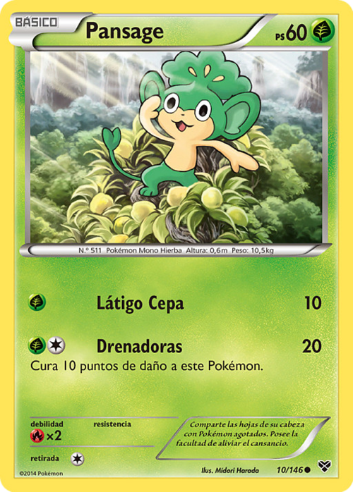 Pansage (XY TCG) - WikiDex, la enciclopedia Pokémon