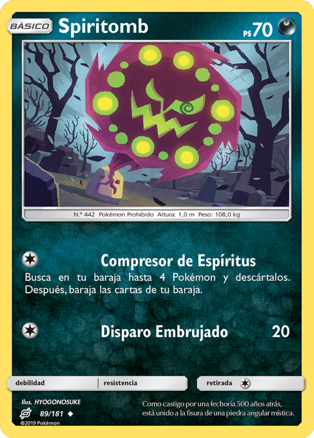 Spiritomb (Unión de Aliados TCG) - WikiDex, la enciclopedia Pokémon