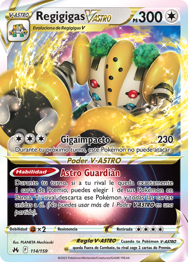Regigigas V-ASTRO (Cenit Supremo TCG) - WikiDex, la enciclopedia Pokémon
