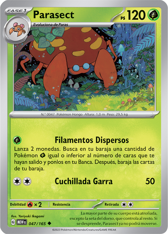 Parasect (151 TCG) - WikiDex, la enciclopedia Pokémon