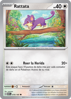 Rattata (151 TCG) - WikiDex, la enciclopedia Pokémon