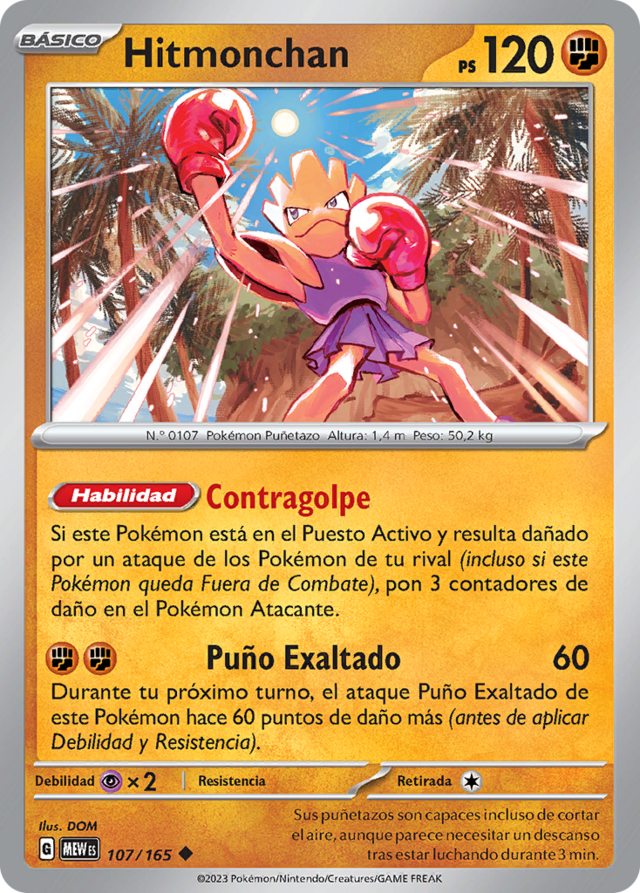 Hitmonchan (151 TCG) - WikiDex, la enciclopedia Pokémon