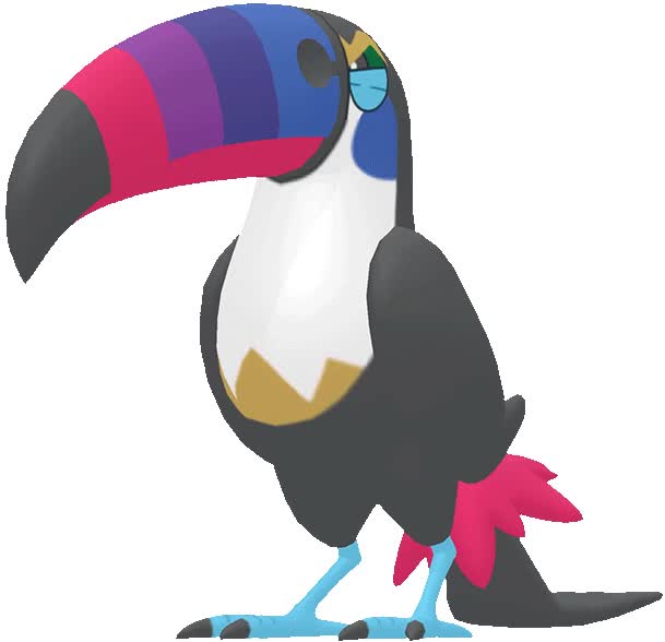 Archivo:Toucannon HOME variocolor.webm - WikiDex, la enciclopedia Pokémon