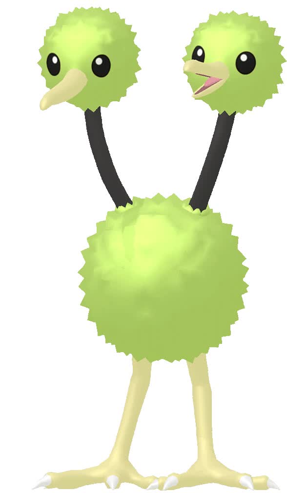 Archivo:Doduo HOME variocolor.webm - WikiDex, la enciclopedia Pokémon