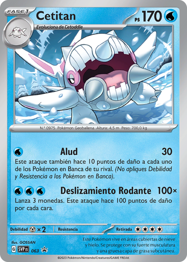 Cetitan (SV Promo 63 TCG) - WikiDex, la enciclopedia Pokémon