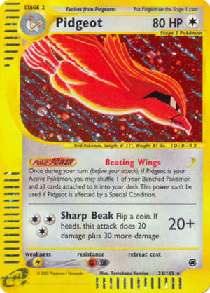 Pidgeot (Expedition Base Set TCG) - WikiDex, la enciclopedia Pokémon