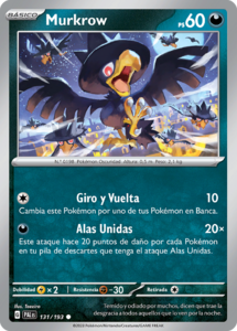Murkrow (Evoluciones en Paldea TCG) - WikiDex, la enciclopedia Pokémon