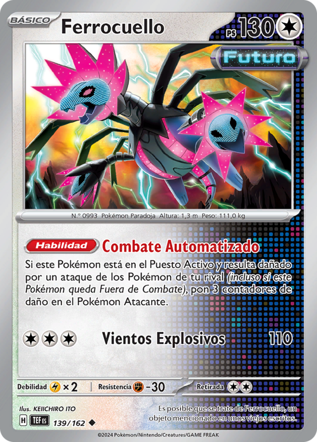 Ferrocuello (Fuerzas Temporales TCG) - WikiDex, la enciclopedia Pokémon