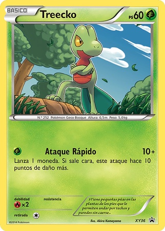 Treecko (XY Promo 36 TCG) - WikiDex, la enciclopedia Pokémon