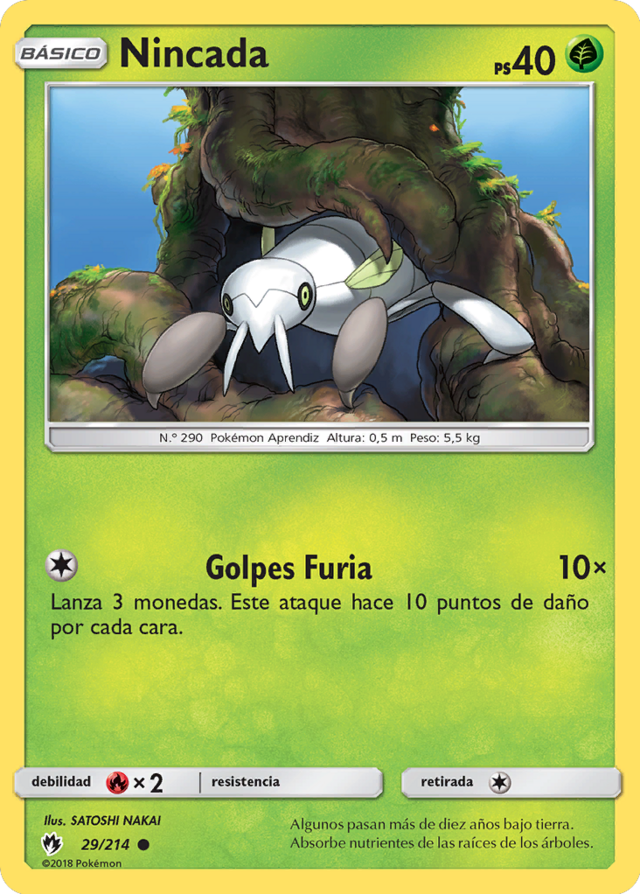 Nincada (Truenos Perdidos TCG) - WikiDex, la enciclopedia Pokémon