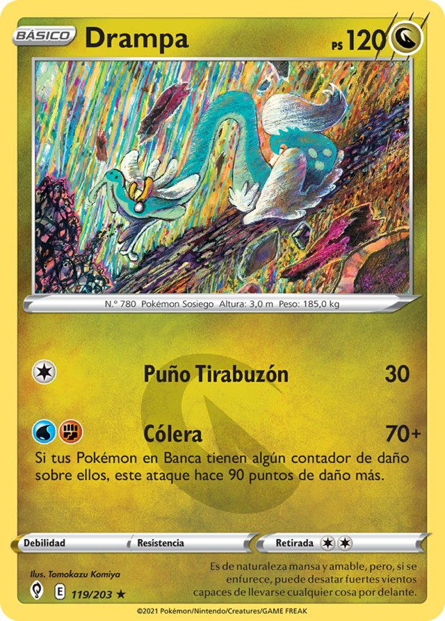 Drampa (Cielos Evolutivos TCG) - WikiDex, la enciclopedia Pokémon