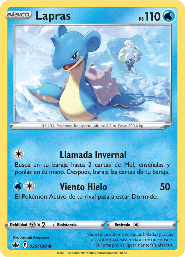 Lapras (Reinado Escalofriante TCG) - WikiDex, la enciclopedia Pokémon
