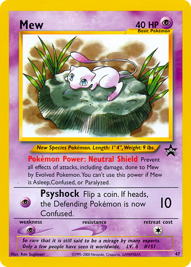 Mew (WoTC Promo 47 TCG) - WikiDex, la enciclopedia Pokémon