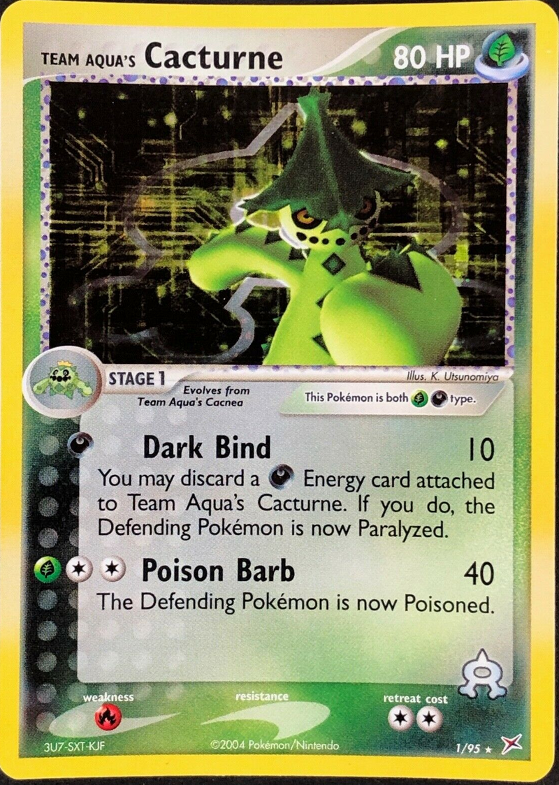 Team Aqua's Cacturne (Team Magma vs Team Aqua TCG) - WikiDex, la enciclopedia Pokémon