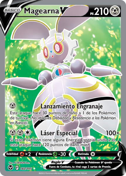Magearna V (Tempestad Plateada TCG) - WikiDex, la enciclopedia Pokémon