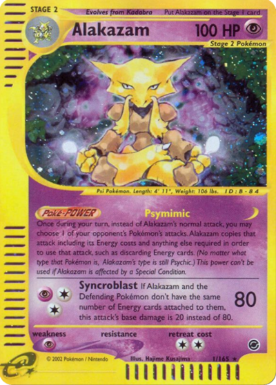Alakazam (Expedition Base Set TCG) - WikiDex, la enciclopedia Pokémon