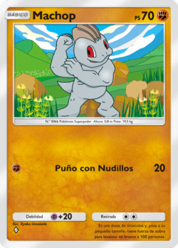 Machop (Genes Formidables TCG Pocket) - WikiDex, la enciclopedia Pokémon