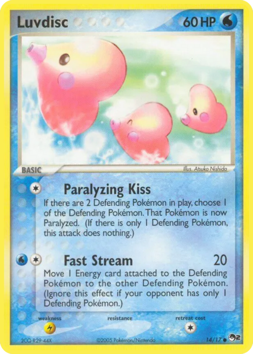 Luvdisc (POP Series 2 TCG) - WikiDex, la enciclopedia Pokémon