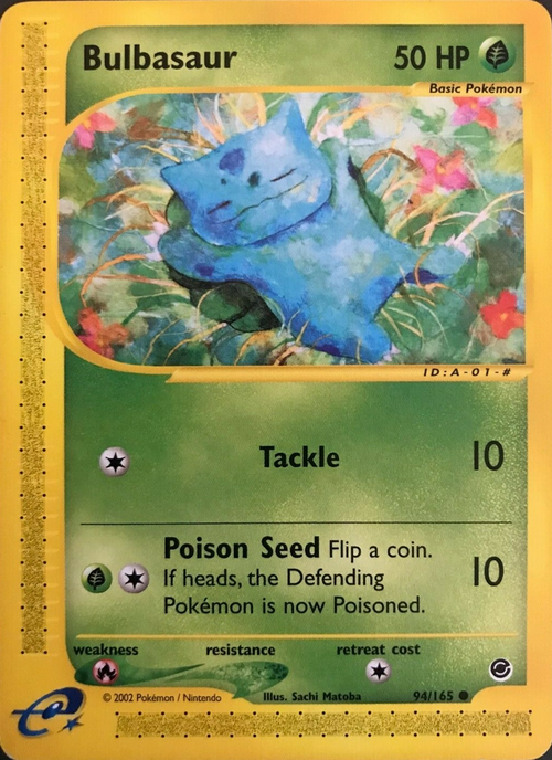 Bulbasaur (Expedition Base Set 94 TCG) - WikiDex, la enciclopedia Pokémon