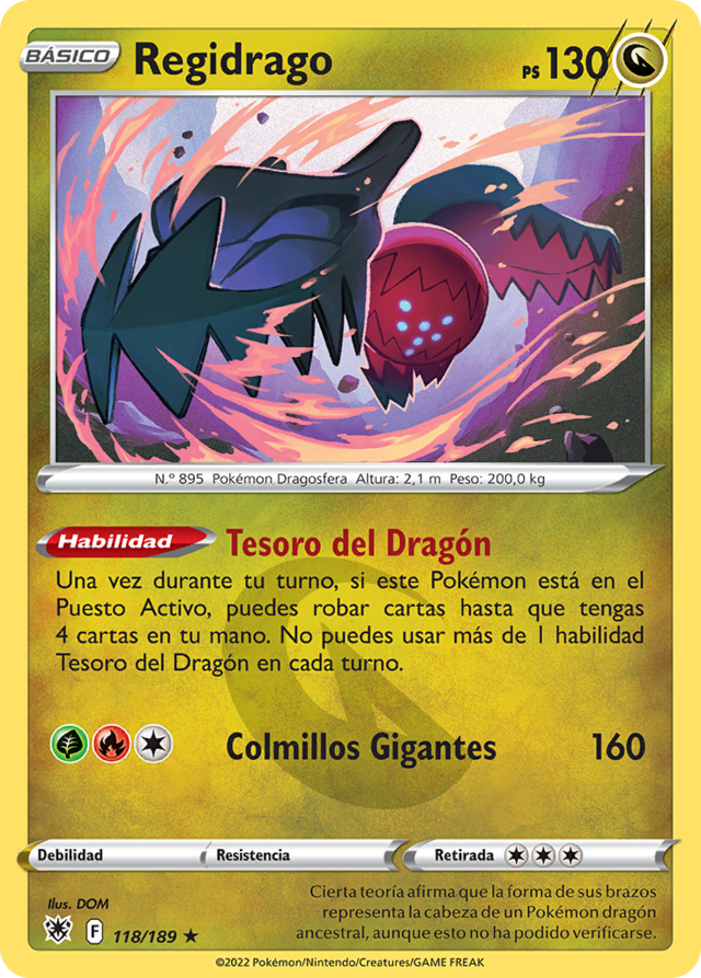 Regidrago (Resplandor Astral TCG) - WikiDex, la enciclopedia Pokémon