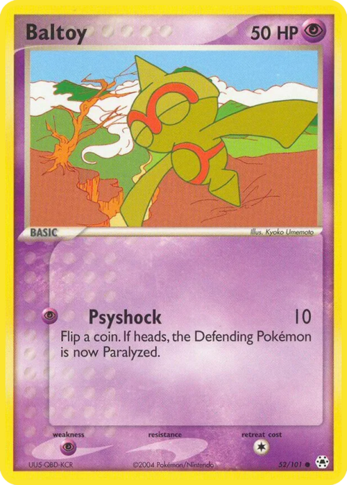 Baltoy (Hidden Legends 52 TCG) - WikiDex, la enciclopedia Pokémon