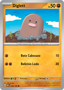 Diglett (151 TCG) - WikiDex, la enciclopedia Pokémon