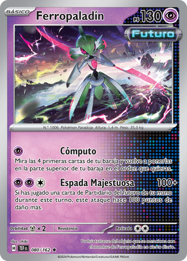 Ferropaladín (Fuerzas Temporales 80 TCG) - WikiDex, la enciclopedia Pokémon