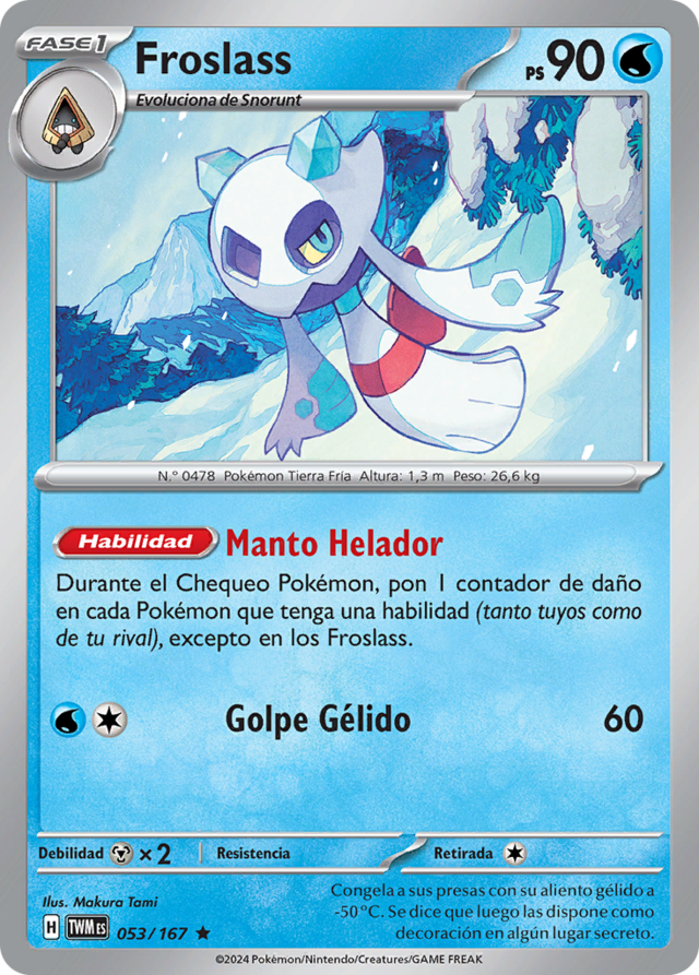 Froslass (Mascarada Crepuscular TCG) - WikiDex, la enciclopedia Pokémon