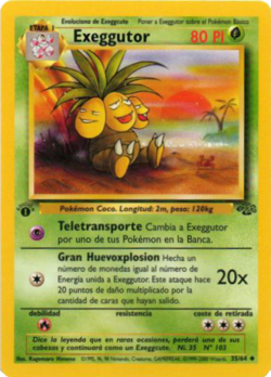 Exeggutor (Jungla TCG) - WikiDex, la enciclopedia Pokémon