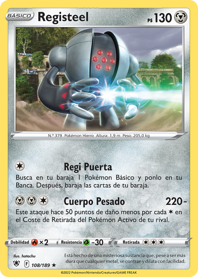 Registeel (Resplandor Astral TCG) - WikiDex, la enciclopedia Pokémon