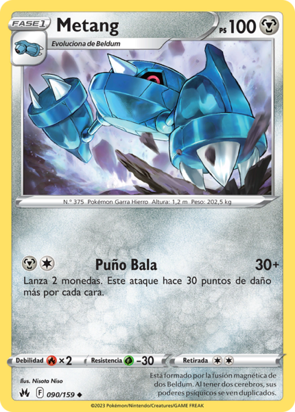 Metang (Tempestad Plateada TCG) - WikiDex, la enciclopedia Pokémon