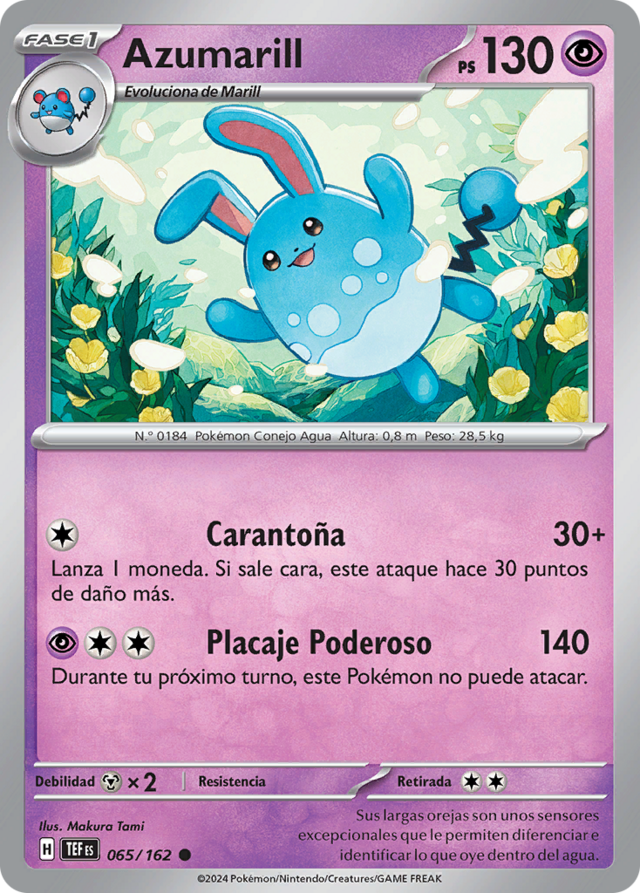 Azumarill (Fuerzas Temporales TCG) - WikiDex, la enciclopedia Pokémon