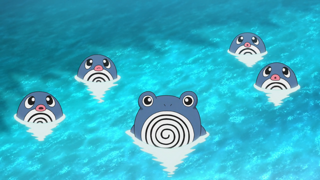 Archivo:EP1236 Poliwag y Poliwhirl.png - WikiDex, la enciclopedia Pokémon
