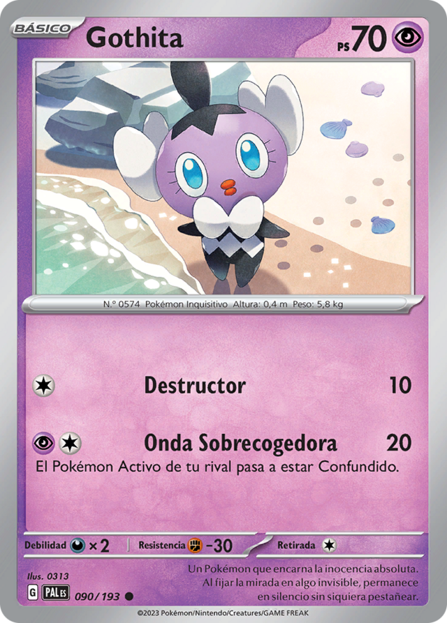 Gothita (Evoluciones en Paldea TCG) - WikiDex, la enciclopedia Pokémon