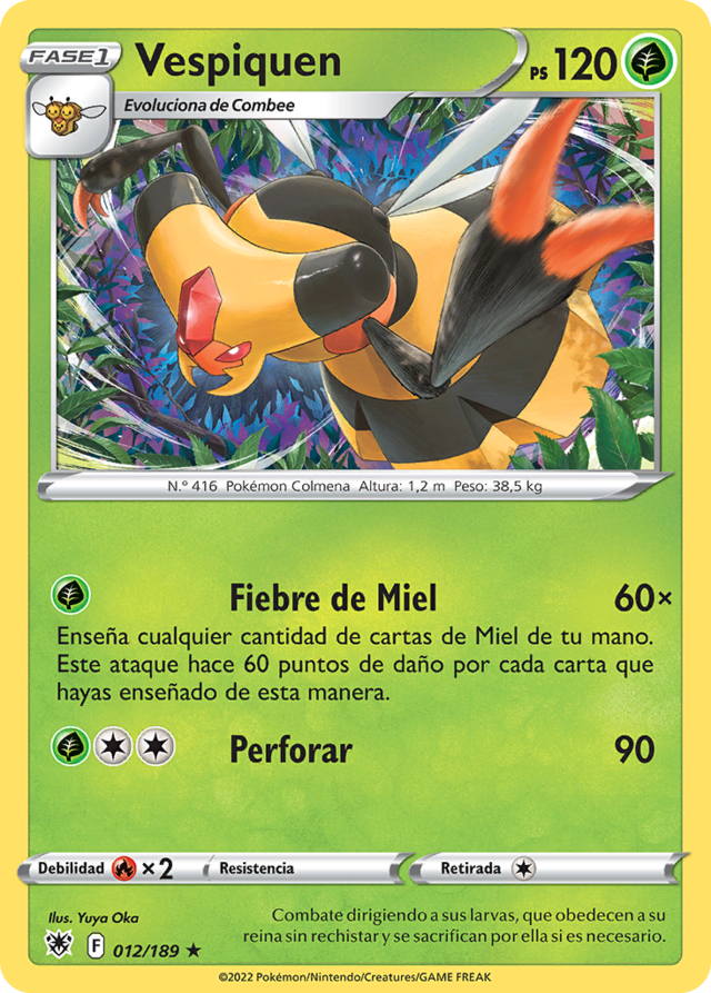 Vespiquen (Resplandor Astral TCG) - WikiDex, la enciclopedia Pokémon