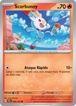 Scorbunny (Corona Astral TCG) - WikiDex, la enciclopedia Pokémon