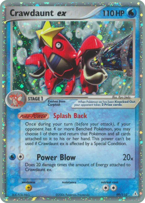 Crawdaunt-ex (Holon Phantoms TCG) - WikiDex, la enciclopedia Pokémon