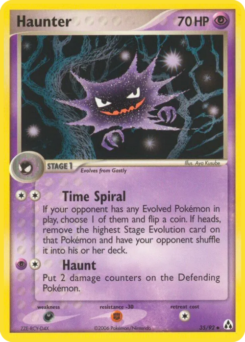 Haunter (Legend Maker TCG) - WikiDex, la enciclopedia Pokémon