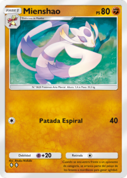 Mienshao (Genes Formidables TCG Pocket) - WikiDex, la enciclopedia Pokémon