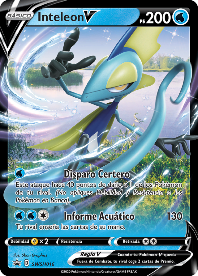 Inteleon V (SWSH Promo 16 TCG) - WikiDex, la enciclopedia Pokémon