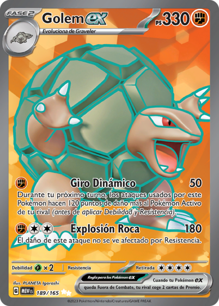 Golem ex (151 TCG) - WikiDex, la enciclopedia Pokémon