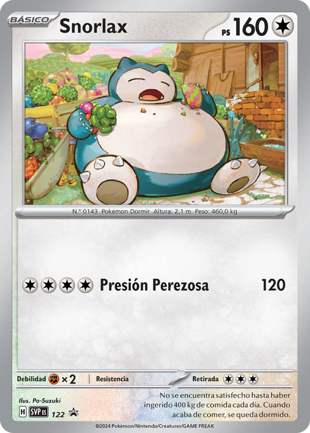 Snorlax (SV Promo 122 TCG) - WikiDex, la enciclopedia Pokémon